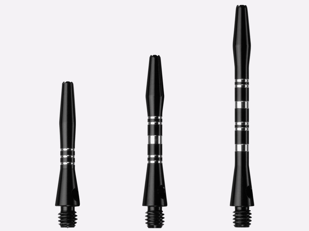 Grooved Aluminum Dart Shafts -Black – LONG ISLAND DARTS