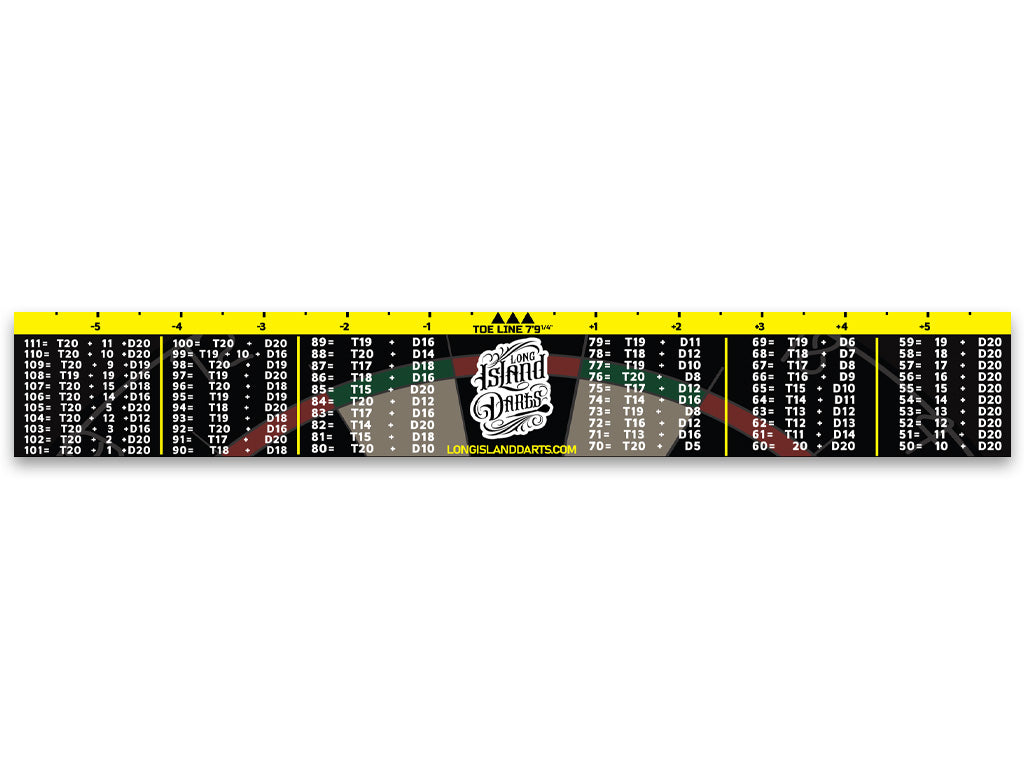 Yellow and Black Darts Throwline – LONG ISLAND DARTS