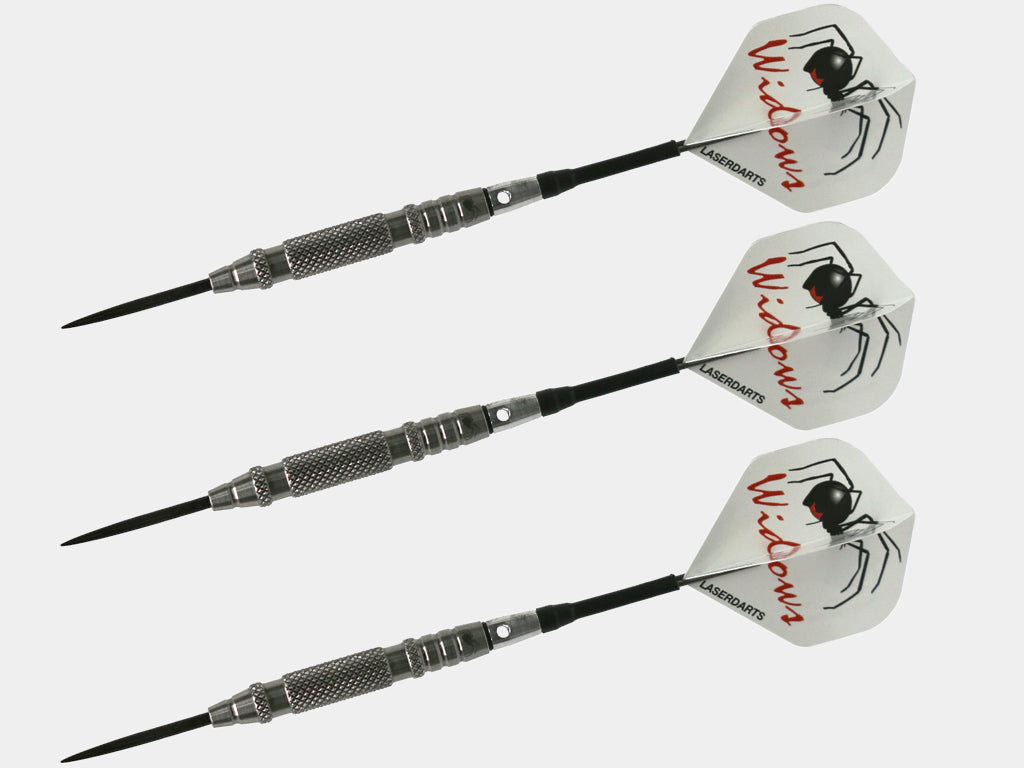 Widow Knurl Fixed Steel Point Darts -Silver – LONG ISLAND DARTS